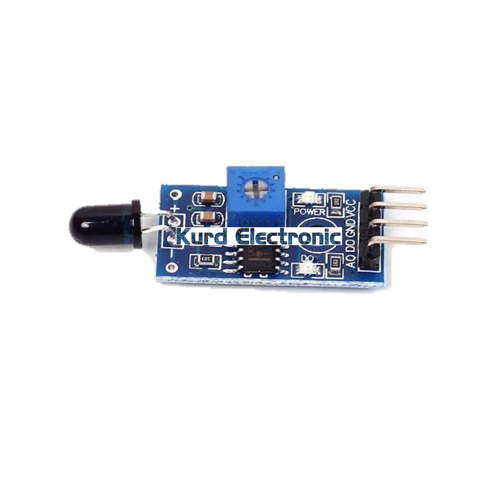 4PIN IR Infrared Flame Detection Sensor Module – Kurd Electronic