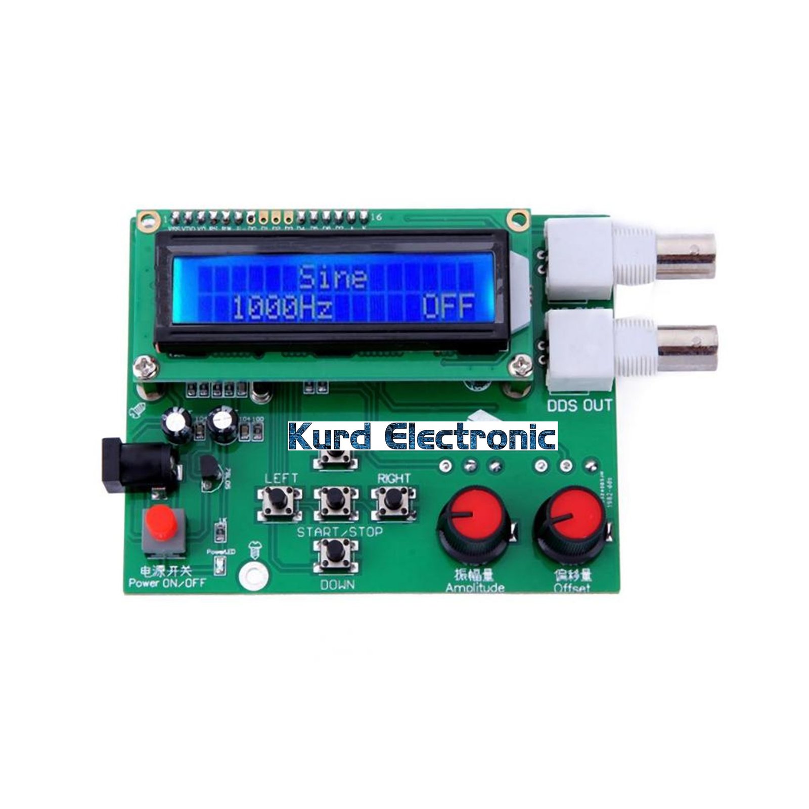 DDS Signal Generator Trigonometric Wave Sinusoidal Square Sawtooth Wave ...